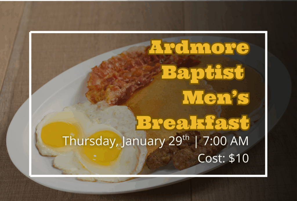 Act Justly: A Vision for Christian Men - Ardmore Baptist Church